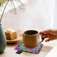 3drose, Granny Square Crochet Pattern Seventies Retro Pattern Green ...