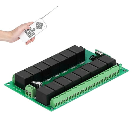 Remote Control Relay Switch Digital 15-Channel RF Switch PCB Remote ...