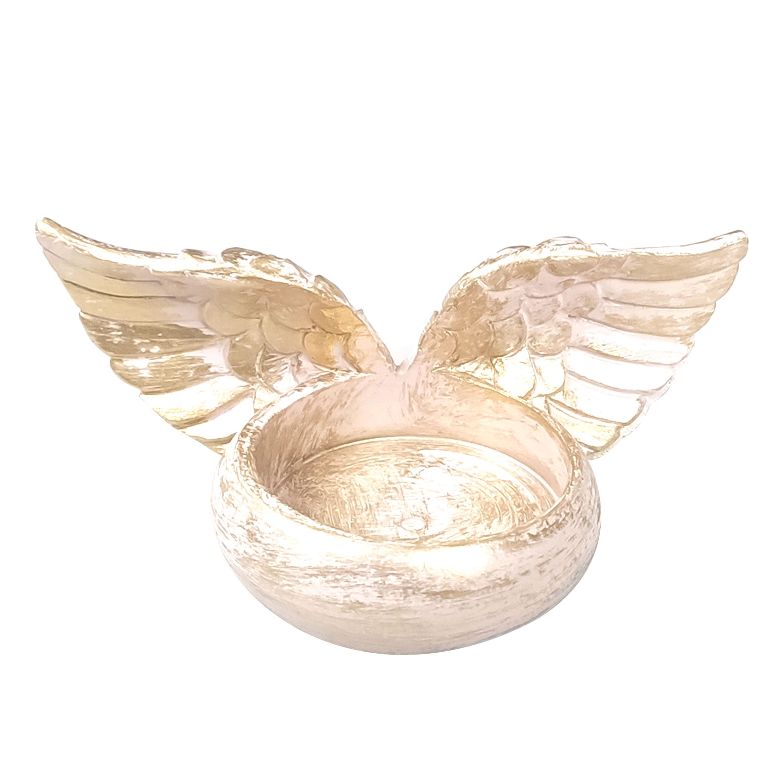 RABBITH Angel Wings Candle Holder Resin Statue Home Decoration Prayer ...