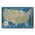National Parks Poster Map with all 600 NPS sites and USA Travel ...
