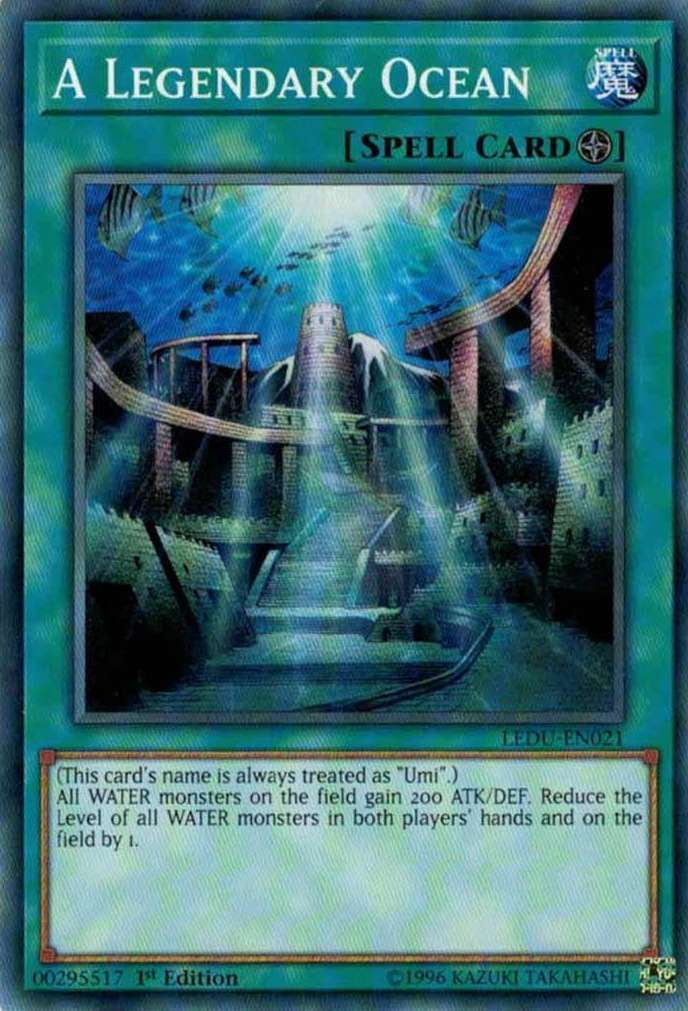YuGiOh Legendary Duelists A Legendary Ocean LEDU-EN021 - Walmart.com