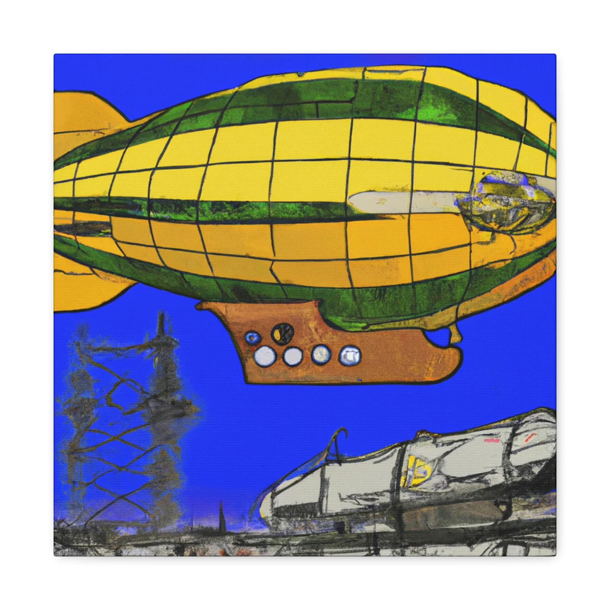 Airy Blimp Vision - Canvas - Walmart.com