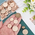 50Pcs 5 Style 1-Hole Alloy Shank Buttons Flat Round Golden 10-25x6.5 ...