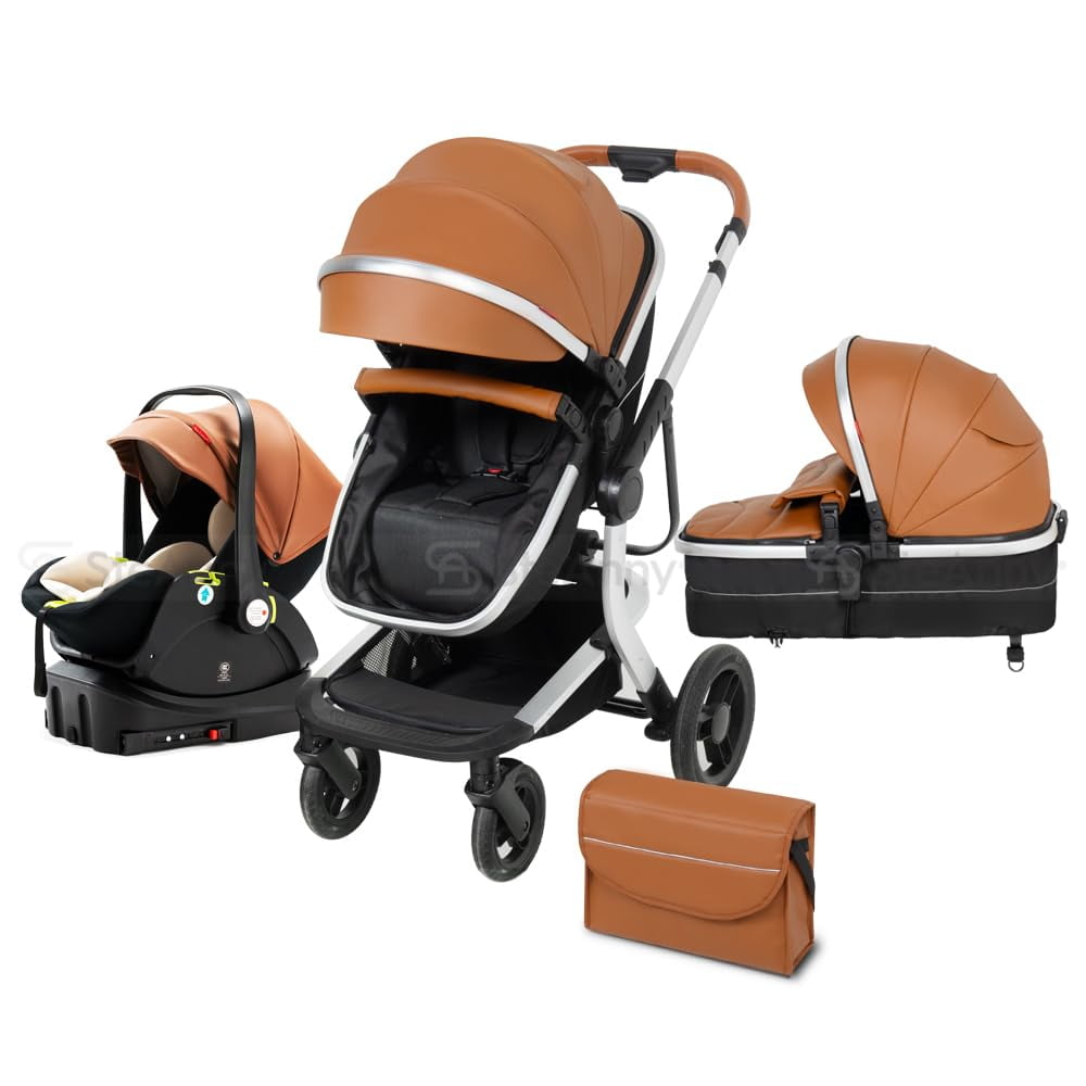 SteAnny Baby Stroller Foldable Toddler Pram Baby Carriage Combo Newborn ...