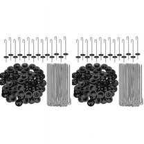 100 Packs Solar Panel Guard Clips, Stainless Steel Wire Fence Fasteners ...