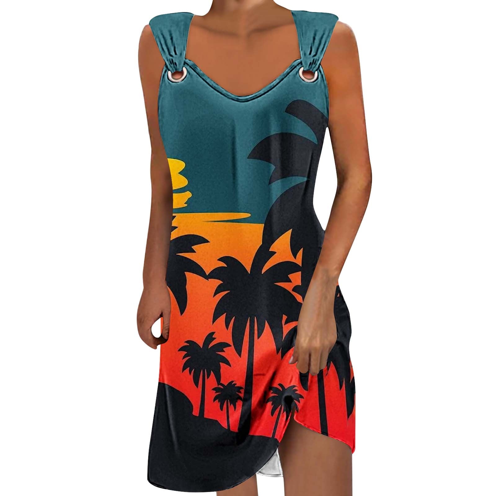 Click here for Pisexur Womens Summer Dresses Casual Hawaii Floral... prices