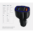 3-Port USB Car Charger Adapter – Fast Charging with Type-C, for iPhone ...