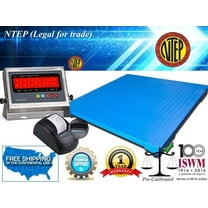 NTEP 4' x 4' (48" x 48") Industrial Floor Scale with Printer l 10,000 lbs x 2 lb - Walmart.com