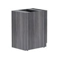 Lorell Weathered Charcoal Laminate Desking Pedestal 16"x22"x28.3" File ...