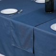 Efavormart 14"x108" Dark Blue Faux Denim Polyester Table Runner For ...