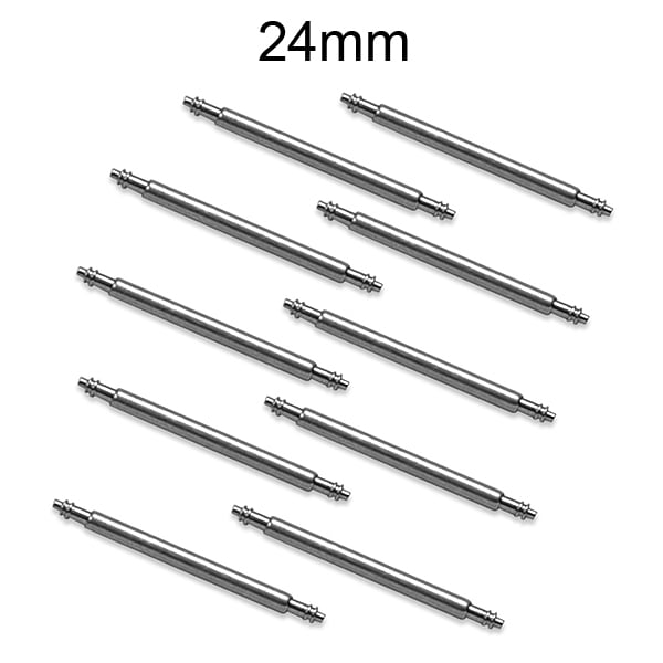10 pack of 24mm Stainless Steel Watch Spring Bars - Walmart.com