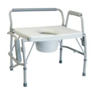 Drive Medical Bariatric Extra Wide Drop Arm Bedside Commode - Walmart.com