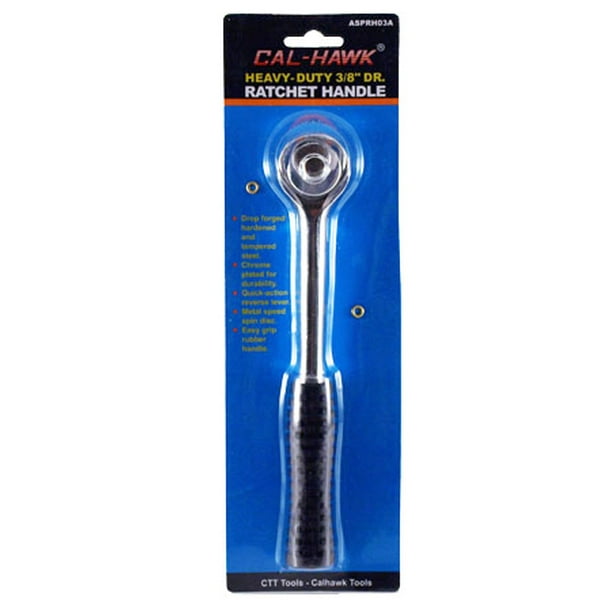Cal Hawk Tools 3/8" Drive Heavy-Duty Ratchet Handle - Walmart.com ...
