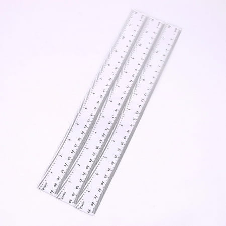 Rulers 12 Inch, Pack Of 3, Clear Ruler, Plastic Ruler, Drafting Tools ...
