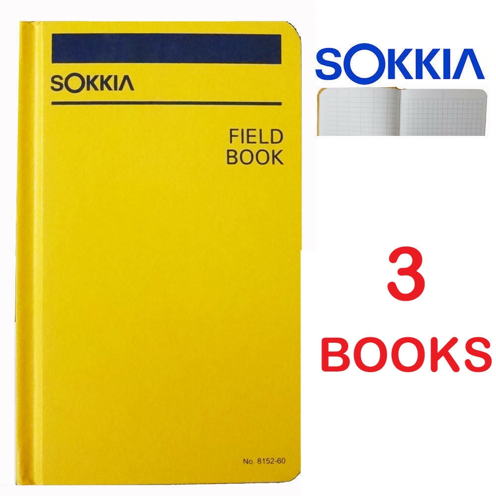 Sokkia 815260 Field Book - Set of 3 (Three) Books - Walmart.com