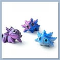 3pc 3D Printing Salamander Figures Multi-joint Movable Simulation Eyes ...