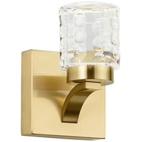 7.25 Inch 8W 1 Led Wall Sconce Elan Lighting 84039Cg - Walmart.com