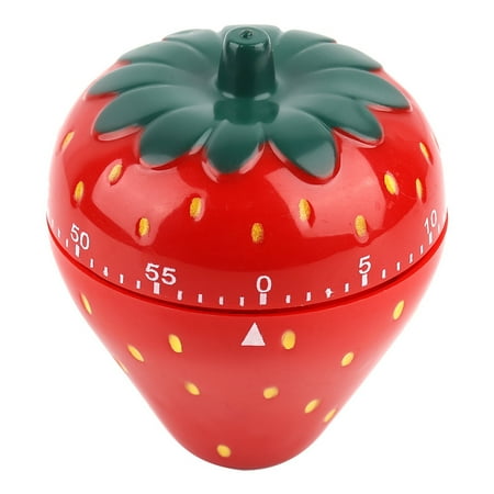 Strawberry Shaped Kitchen Timer, Durable Mechanical Wind-Up Timer, For ...