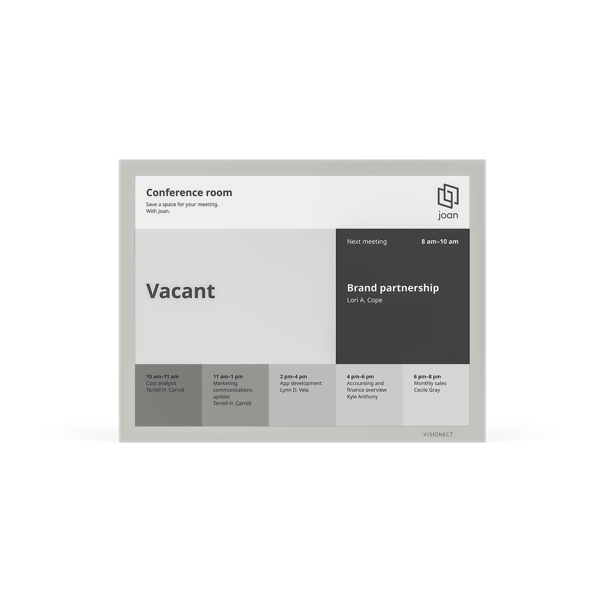 Joan 13 Wireless Meeting Room Scheduler: 13.3 Inch Tablet E Ink Carta ...