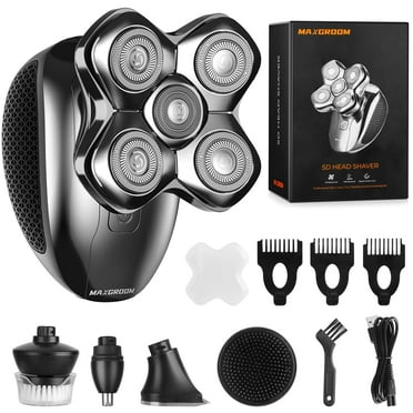 Remington Balder Boss XR7120 Electric Head Shaver, Wet/Dry Razor, Dual ...