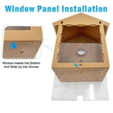 Walmart 2 Way See Through Mirrored Bird House - Window Mounted Nesting ...