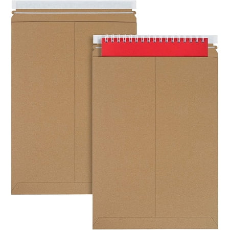 APQ Pack of 5 Kraft Rigid Mailers 13 18. Paperboard 1318 Self-Seal ...