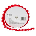 Simplicity Trim, Red 3/8 inch Baby Pom Pom Trim Great for Apparel, Home ...