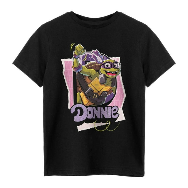 Teenage Mutant Ninja Turtles Boys Donatello Short-Sleeved T-Shirt ...
