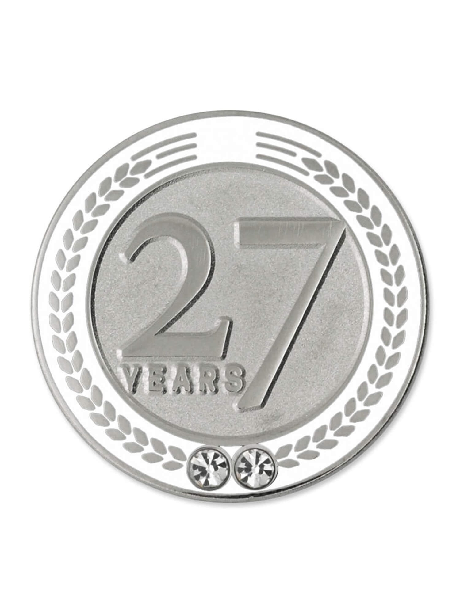 PinMart's 27 Years of Service Award Employee Recognition Gift Lapel Pin ...