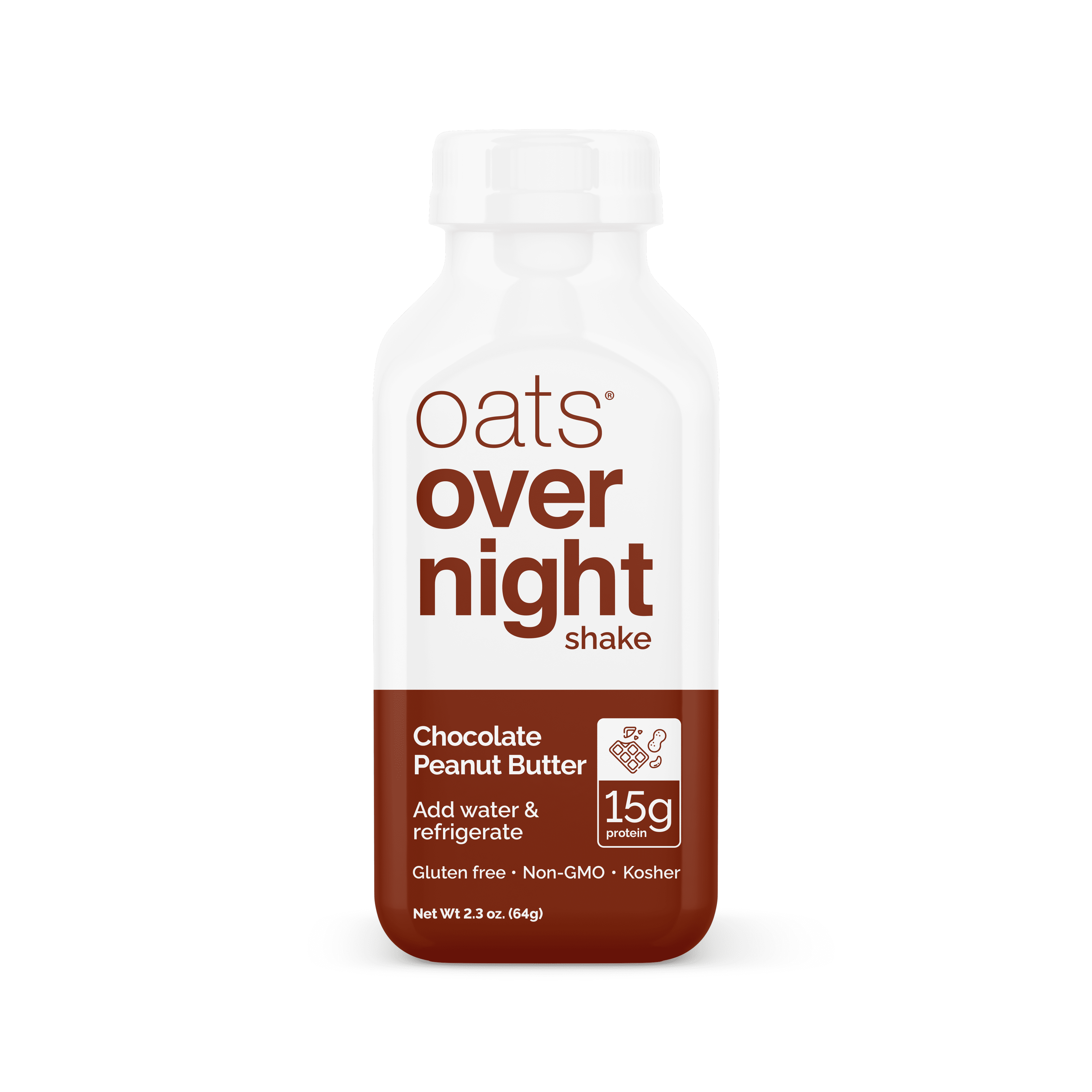Oats Overnight- Chocolate Peanut Butter Overnight Oats Shake 2.2oz ...