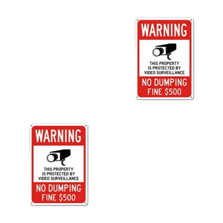mmirethe Weather-resistant Aluminum Metal Sign Simple And Clear Sign ...