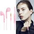 Wired Headset Earphones In Ear Headphones With Microphone 35mm Wired ...