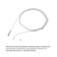 UNTERING Ceiling Fan Pull Chain 2 Pack 3.3 Feet Metal Ceiling Fan Pull ...