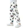 joogoo Car Trucks Cartoon Checkered Flag Boys' Sweatpants Jogger Pants ...