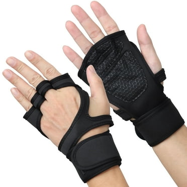 FitRx Grip Wraps, 12” Nylon Workout Gloves with Weightlifting Wrist ...