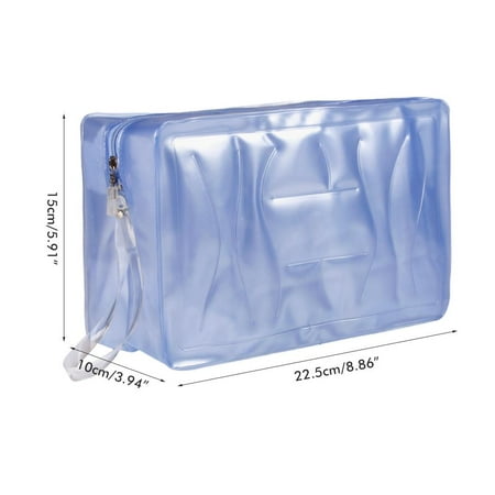PVC Waterproof Bag Portable Zipper Swimming Organizer Multifunctional ...