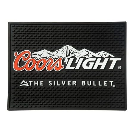 Coors Light The Silver Bullet Bar Mat Professional Spill Mat Wait ...