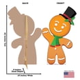Advanced Graphics 2826 65 x 39 in. Illustrated Gingerbread Man ...