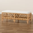 bali & pari Orchard Rattan BOHO Bench, Natural Brown - Walmart.com