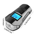 Cevemin Waterproof USB Rechargeable Bicycle Front Light with Horn and Speedometer - 300 Lumens ...