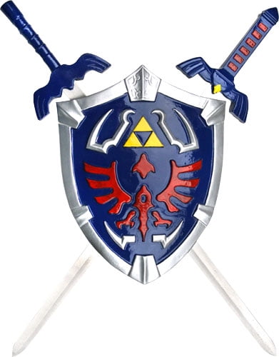 Mini Zelda Princess Replica Sword W/SHIELD DISPLAY - Walmart.com