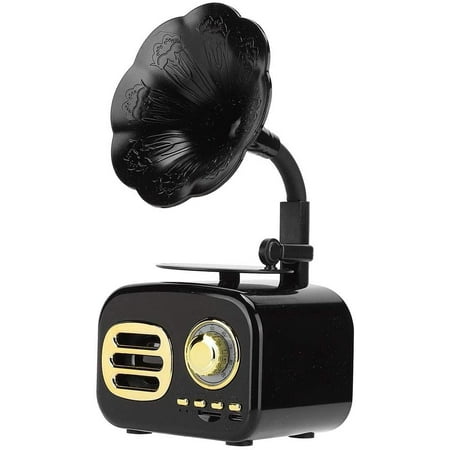 Portable Bluetooth Speaker,Mini Retro Gramophone-Shape Bluetooth ...