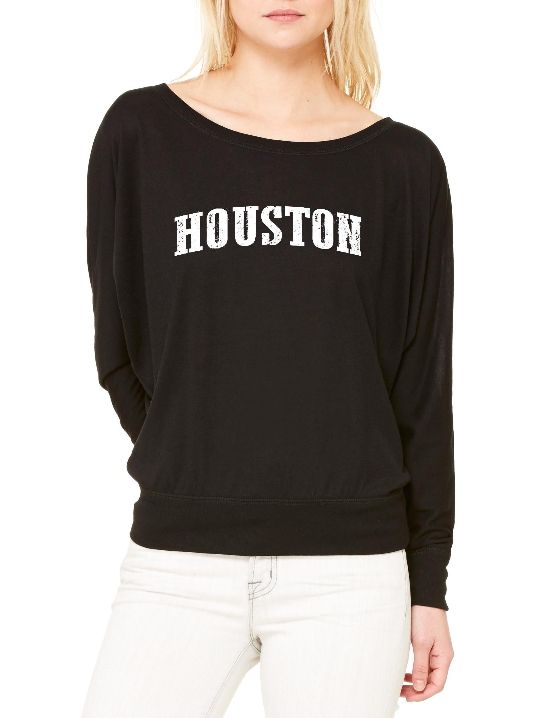 Texas Houston Womens Long Sleeve Shirts Flowy - Walmart.com