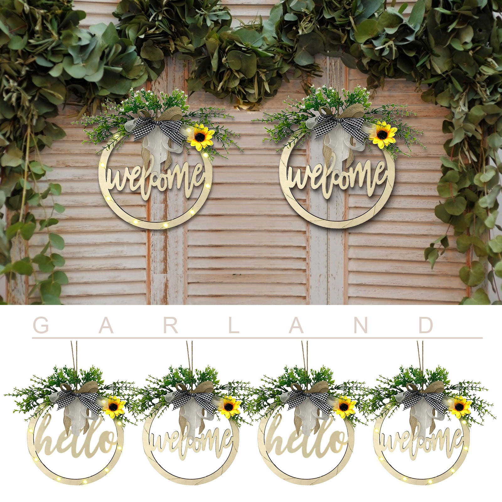 Click here for Sentmoon Spring Door Wreath Spring Wreath For Fron... prices