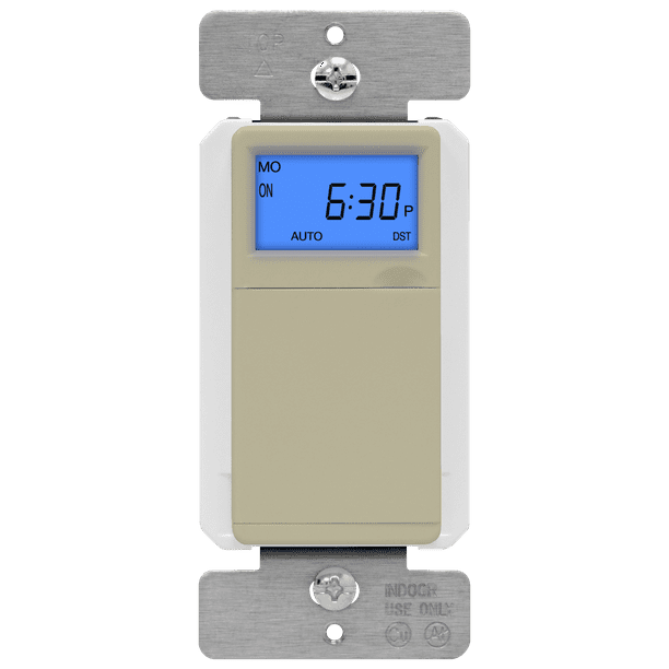 TOPGREENER Digital Astronomic Timer Switch, 7-Day Programmable Sunrise ...