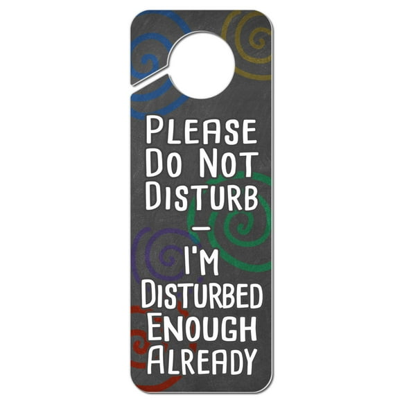 Working Not Disturb Sign