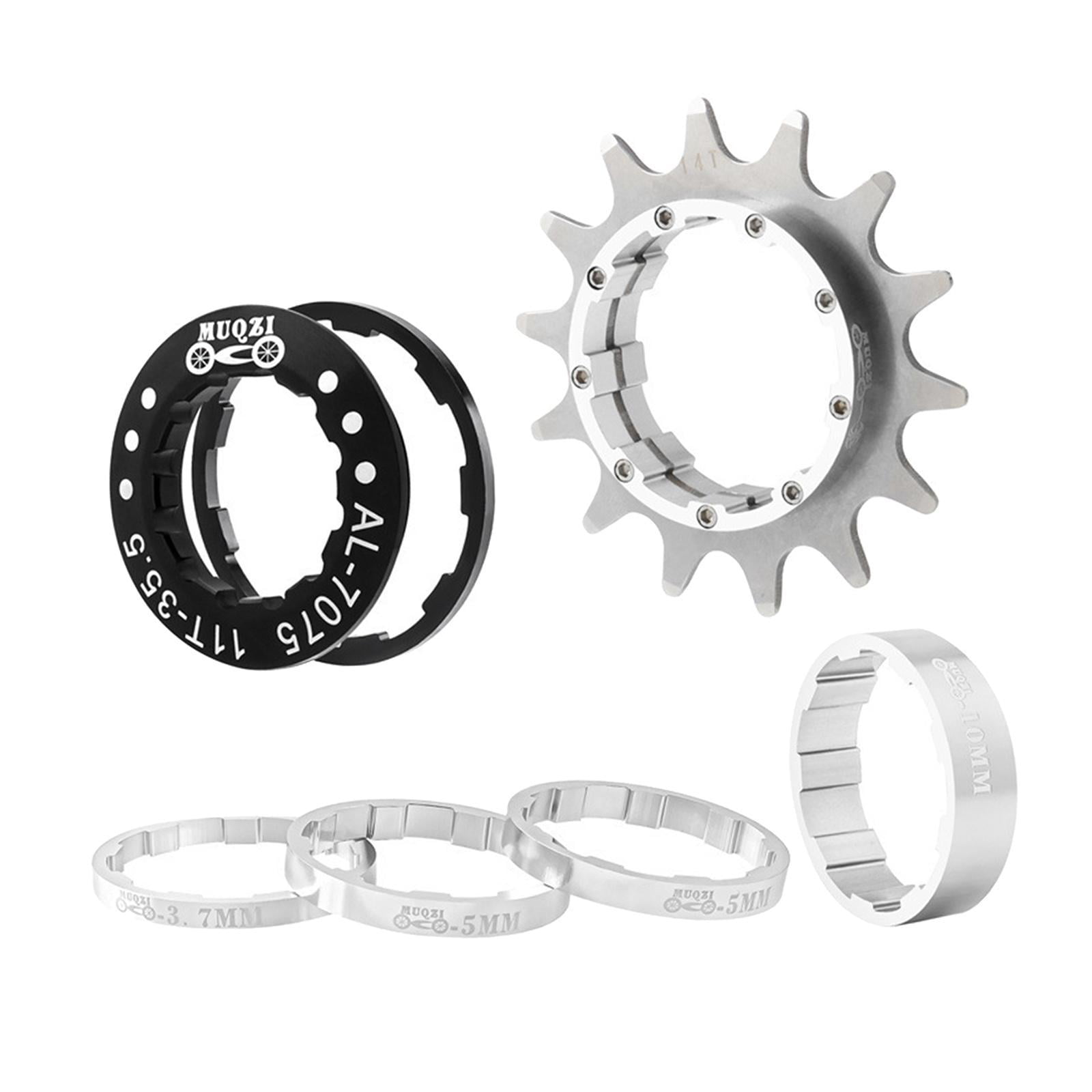 Adaptador de volante de inercia de una sola velocidad para bicicleta de ...