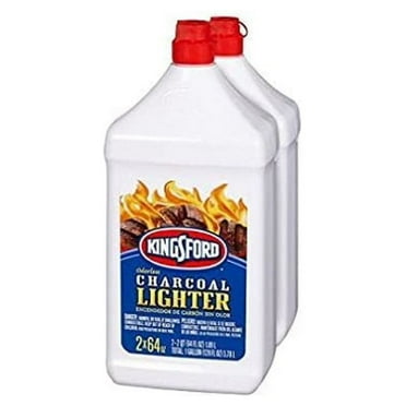 Kingsford Odorless Charcoal Lighter Fluid, 64oz Bottle for Outdoor BBQ ...