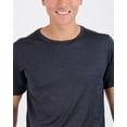 Real Essentials Mens 5 Pack Dry Fit Athletic Performance Crew T Shirts