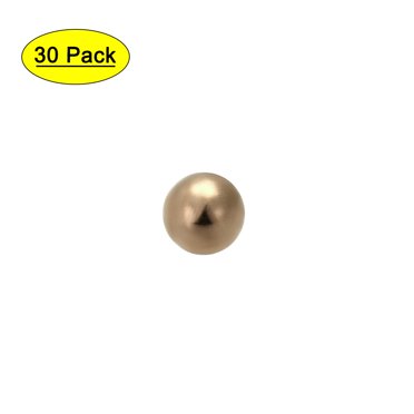 100 Packs Precision Solid Brass Bearing Balls 4mm Industrial Brass Ball ...